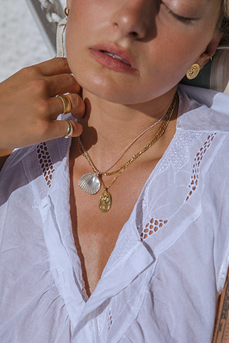 ZÉNAÏS Shell Necklace – zenaisofficial